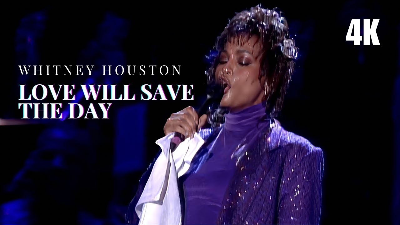 4k| Whitney Houston - Love Will Save The Day (Concert for a New South ...