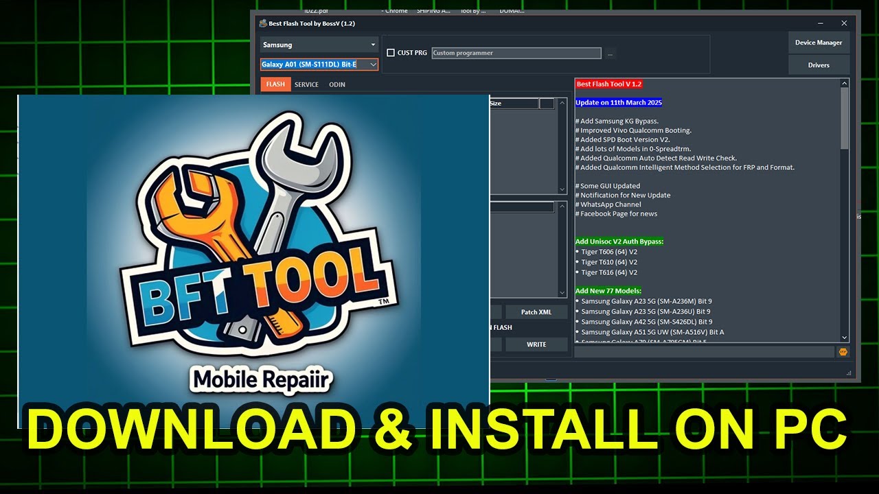 how to download BFT mobile repair tool latest version in 2025 - YouTube