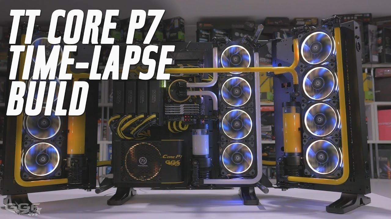 Thermaltake Core P7 Time Lapse Build - YouTube