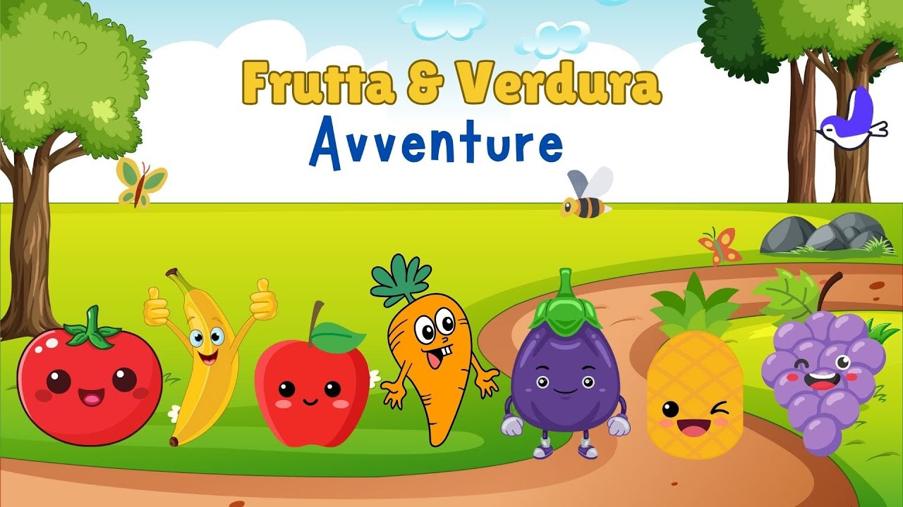 Nomi di FRUTTA e Ortaggi in ITALIANO per bambini Parte 2 - YouTube