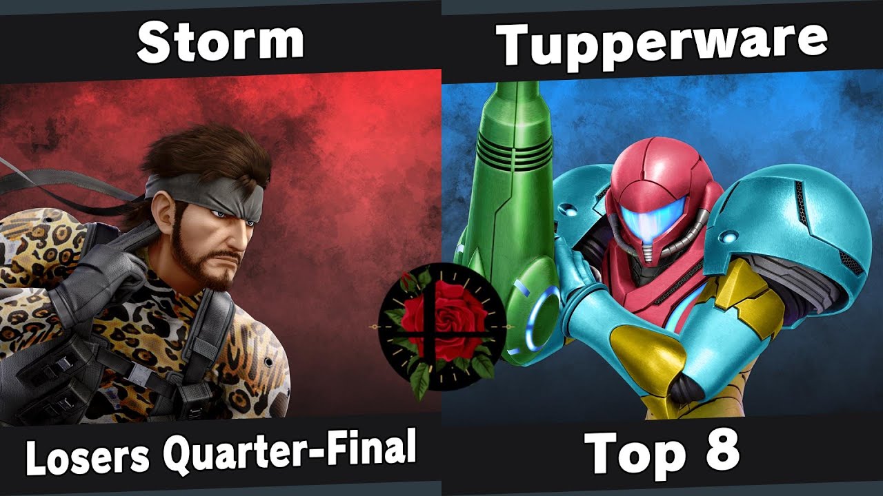 RCR 8 Losers Quarters - Tupperware (Samus) vs Storm (Snake) - Smash ...