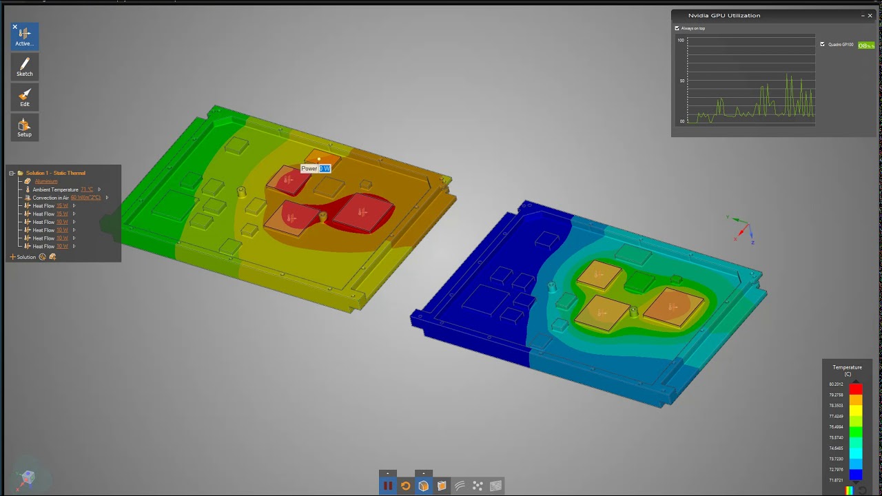TEN TECH LLC: ANSYS Discovery Live Real-time Thermal Analysis - YouTube