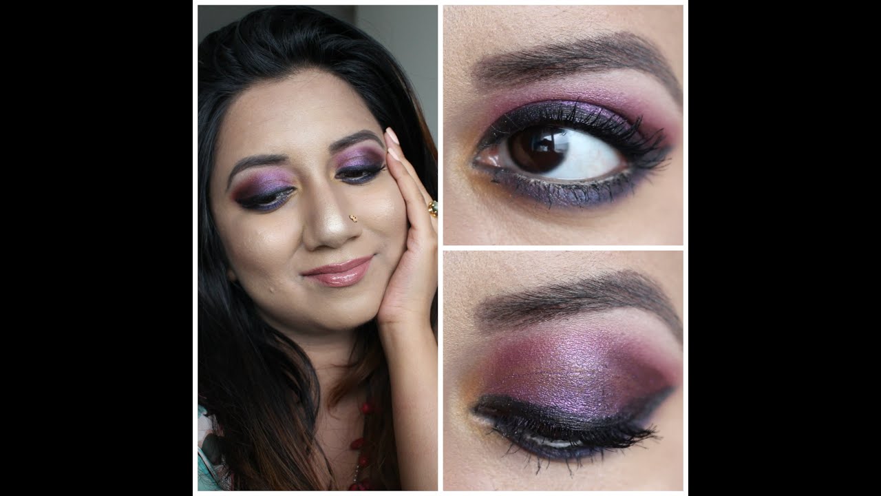 Mac Mineralize Eye Shadow Sultry Purple Smokey Eye Makeup Tutorial