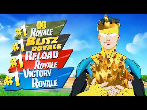 Winning EVERY Fortnite Mode in a Row!