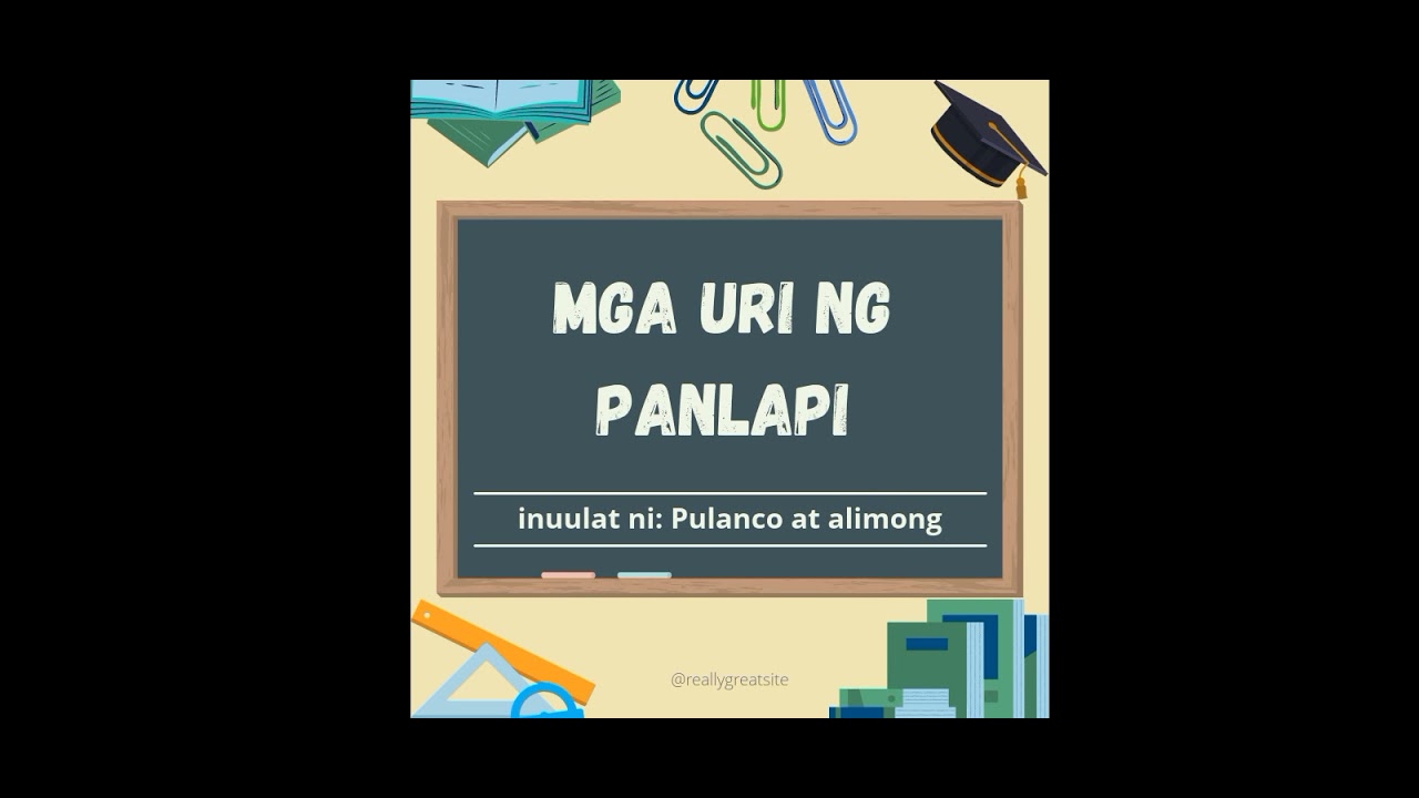 Mga uri ng panlapi - YouTube