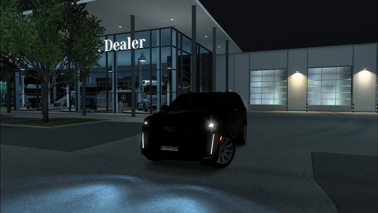 2021 Cadillac Escalade POV test drive. Euro Truck Simulator 2. # ...