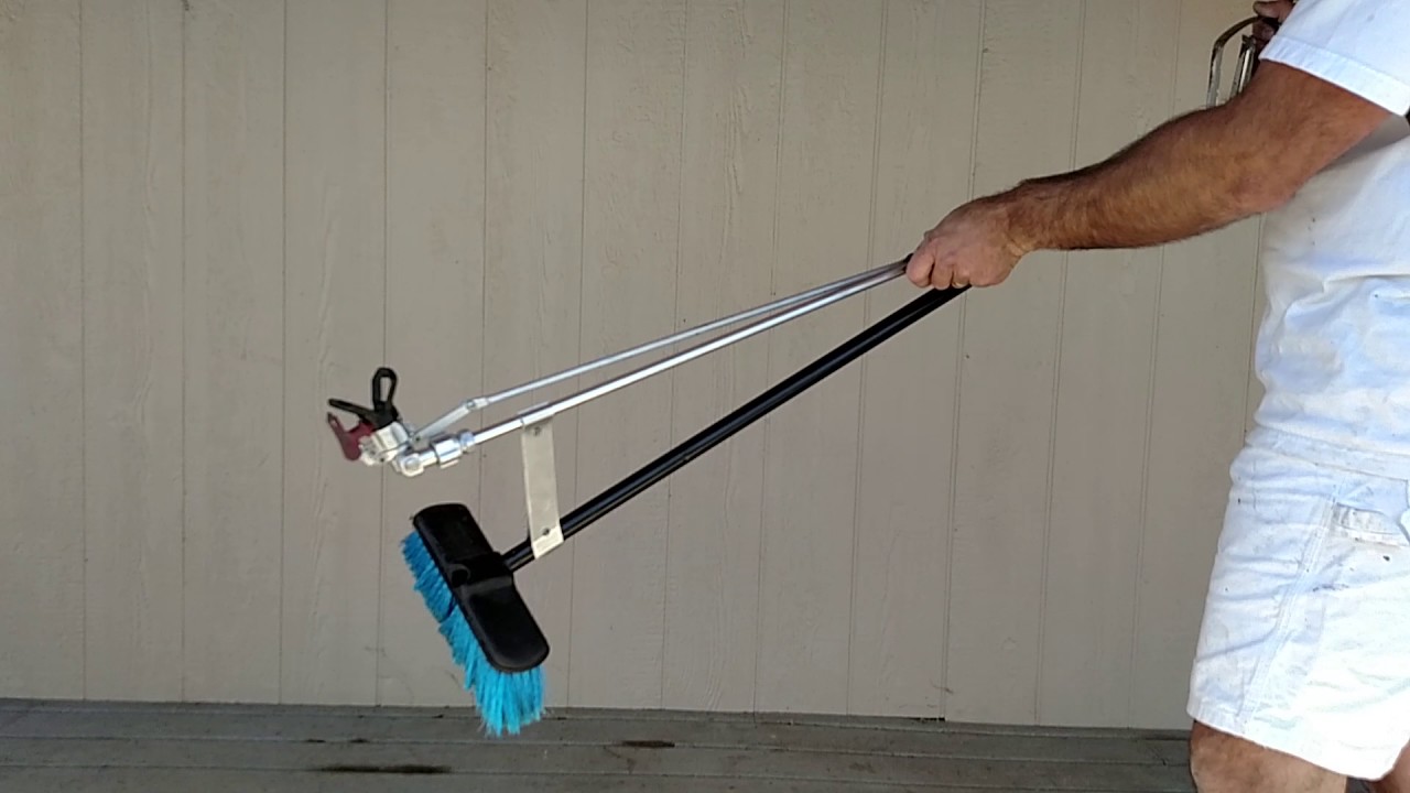 Fastest deck staining tool EVER created - YouTube
