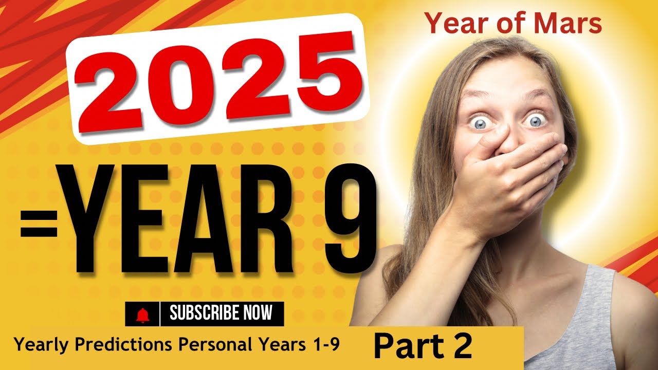2025 Year of Mars - Personal Years 1-9 Numerology Part 2 - YouTube