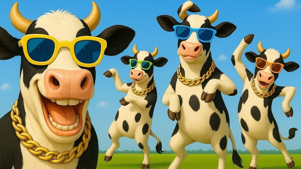 Con Bò Nhảy Moo Siêu Đáng Yêu – Vui Cười Cả Ngày! 🐮🎶😂 - YouTube