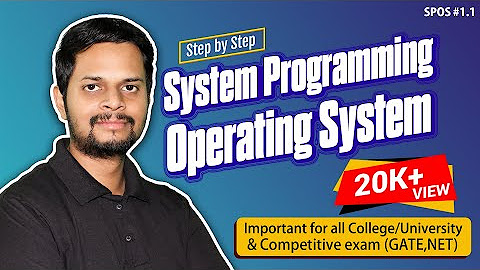 System Programming and Operating System | SPOS - YouTube