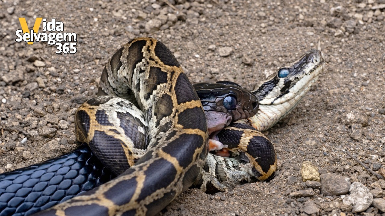 12 Momentos Chocantes De Cobras Atacando E Engolindo Umas Às Outras ...