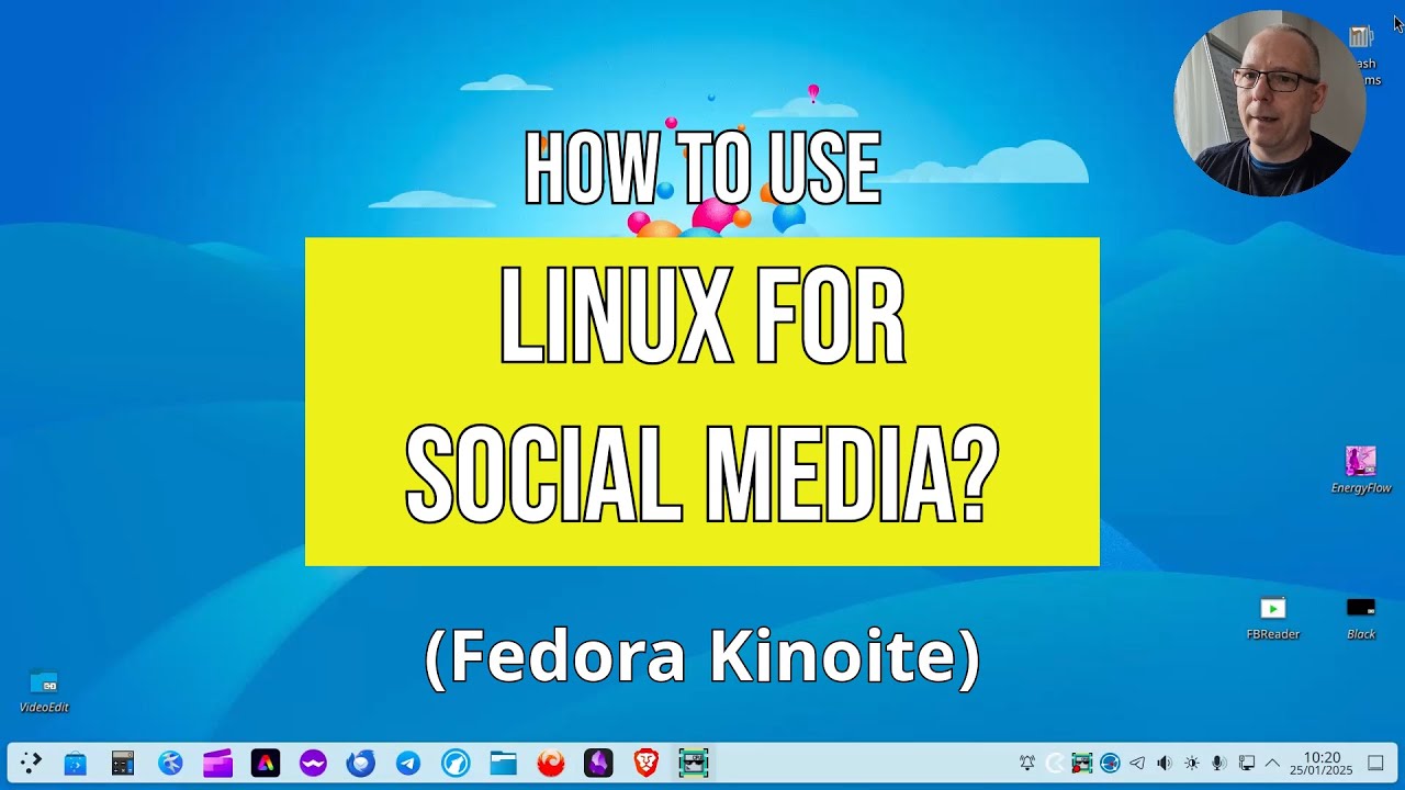 How to use Linux for Social Media: My Fedora Kinoite journey - YouTube