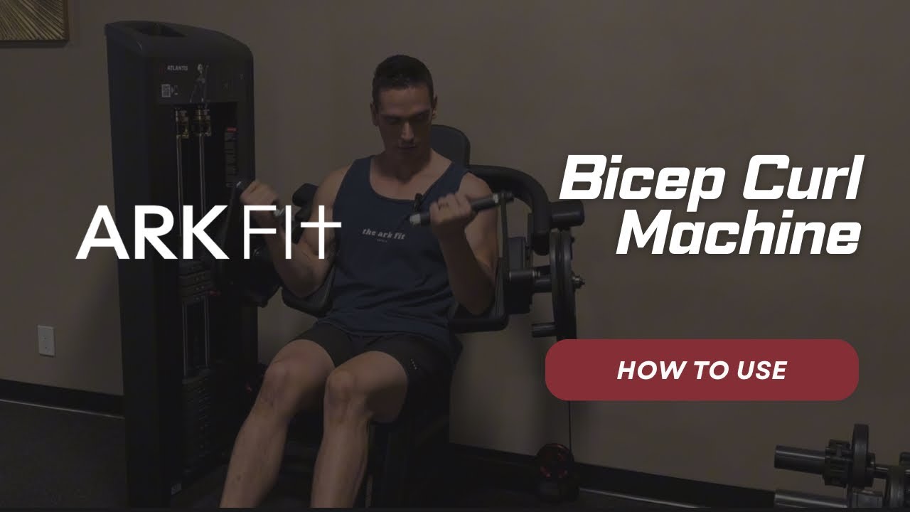 How to Use: Bicep Curl Machine - YouTube