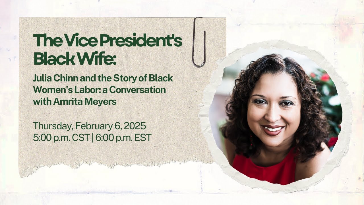 The Vice President's Black Wife: Julia Chinn and the Story of Black ...
