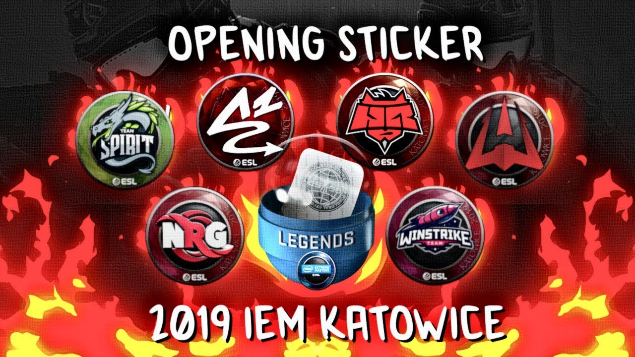 OPENING Sticker 2019 IEM Katowice | Kaiser - YouTube