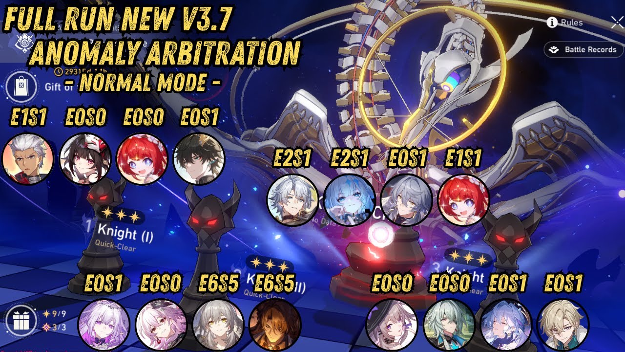 Full Run All Stage Knight I-II-III And King in Check Aquila 60M HP ...