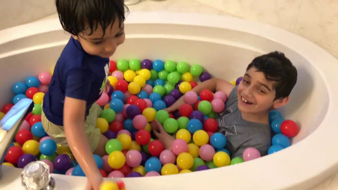 Surprise Ball Pit for kids!! - YouTube
