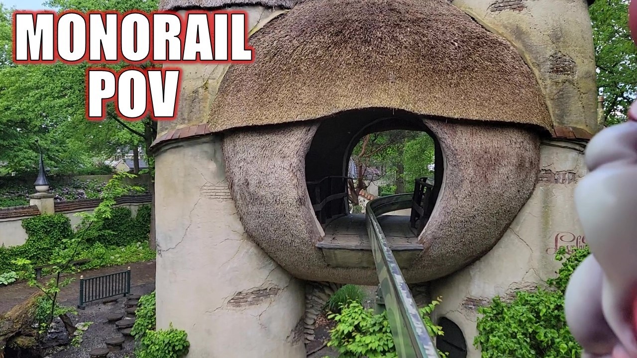 Monorail POV (60FPS), Efteling Vekoma Monorail | Non-Copyright - YouTube