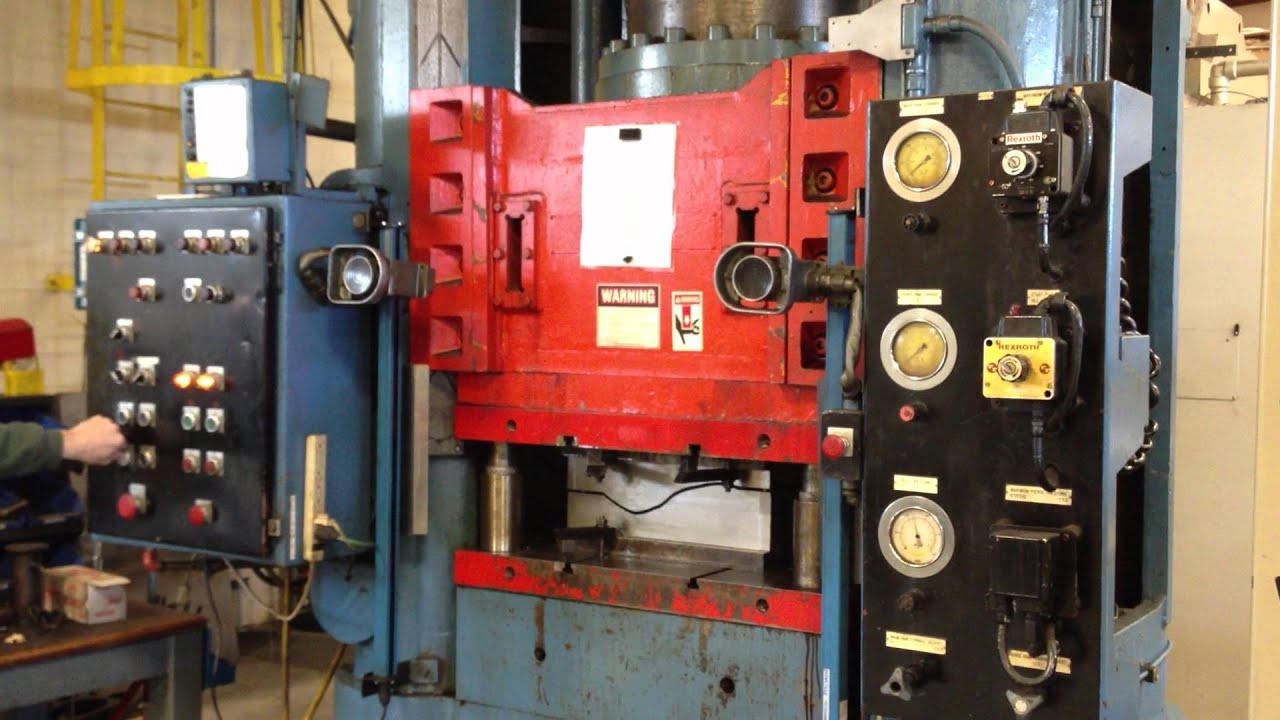HPM 500 Ton Hydraulic Press www.usedequipmentnow.com - YouTube