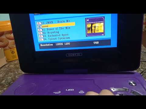 coby portable evd/dvd player - part 1-3 - YouTube