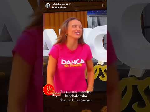 Rafa Kalimann no Dança dos Famosos dançando em dupla