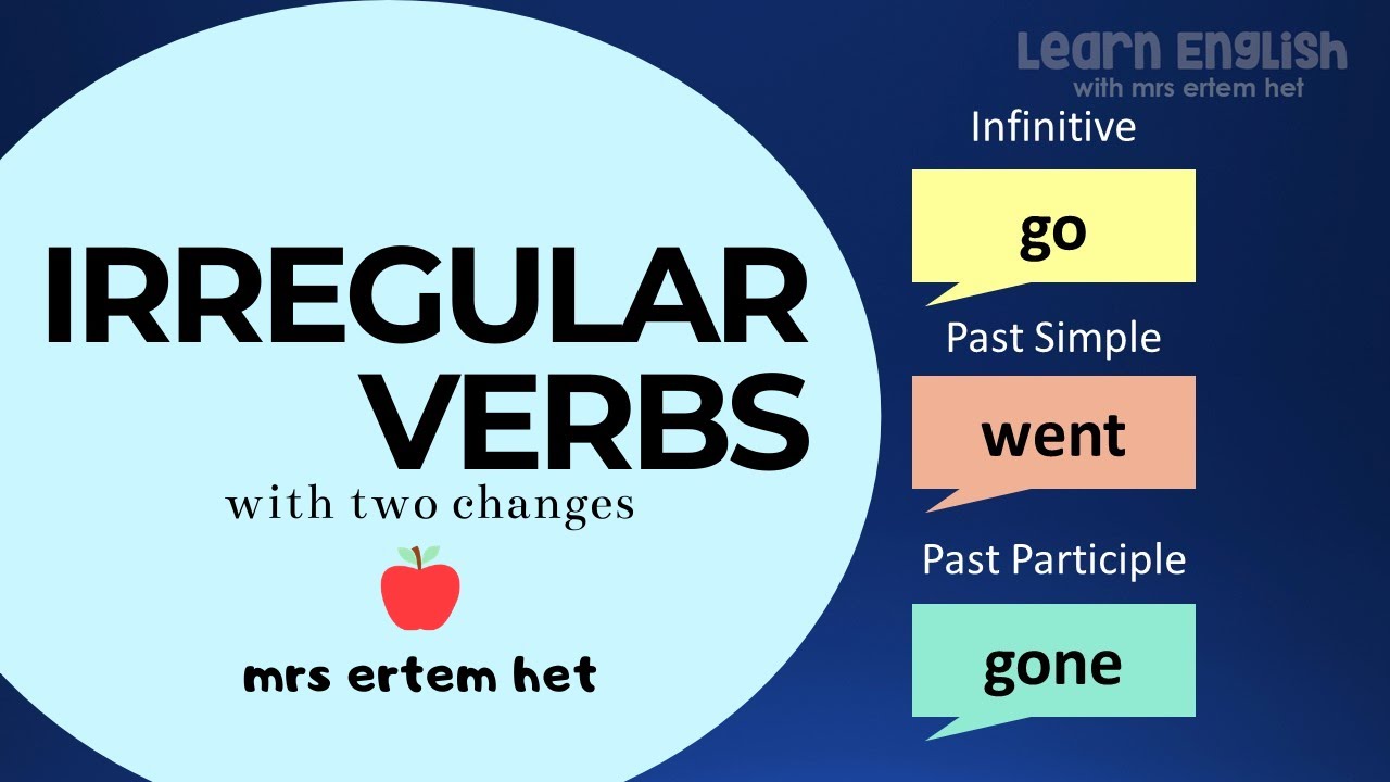 Irregular Verbs (with two changes) - YouTube