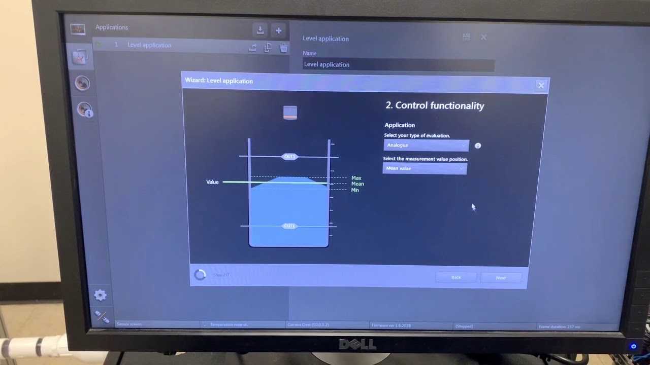 Level Detection Using ifm O3D with LabVIEW - YouTube