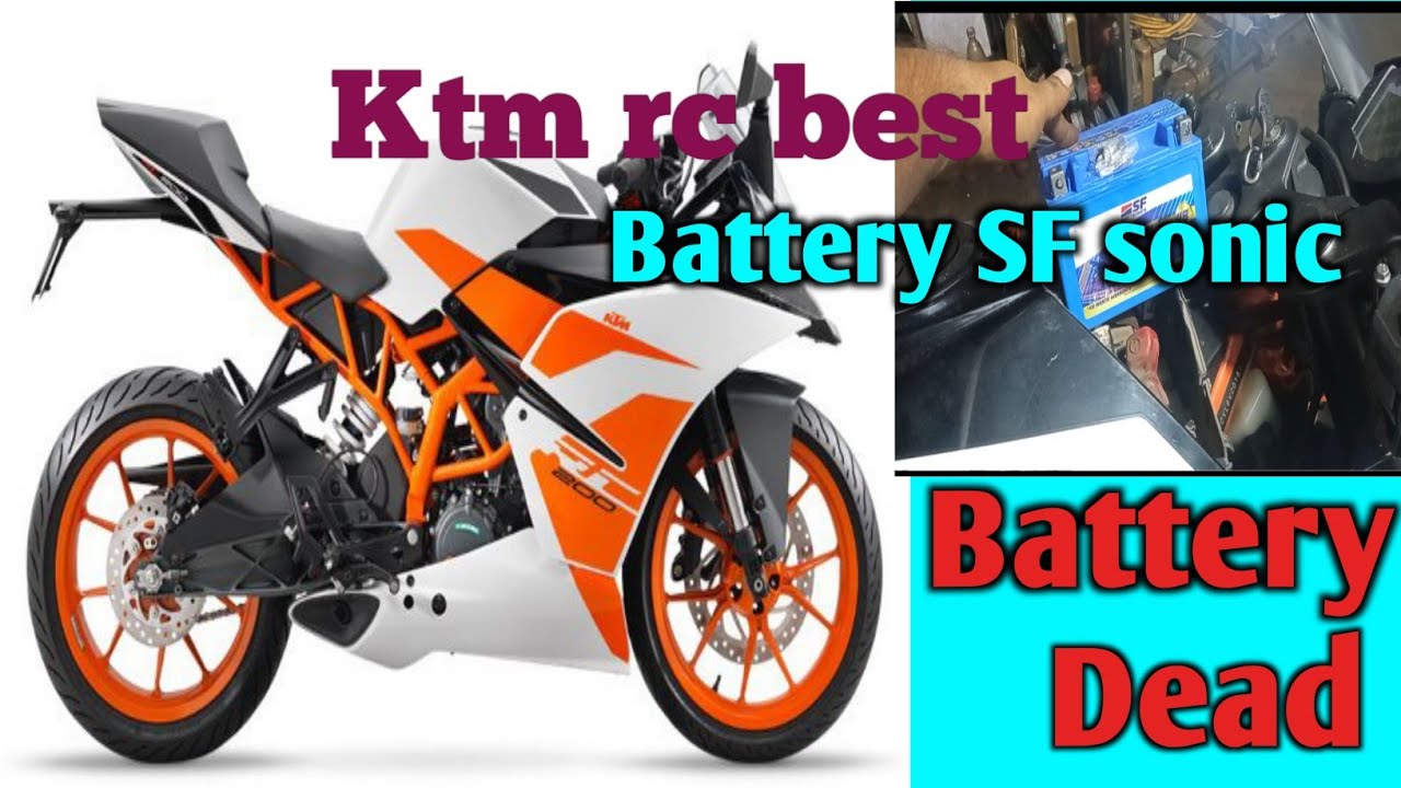 installing battery in ktm Rc 200 bs4|| low battery || KTM rc 200 ...