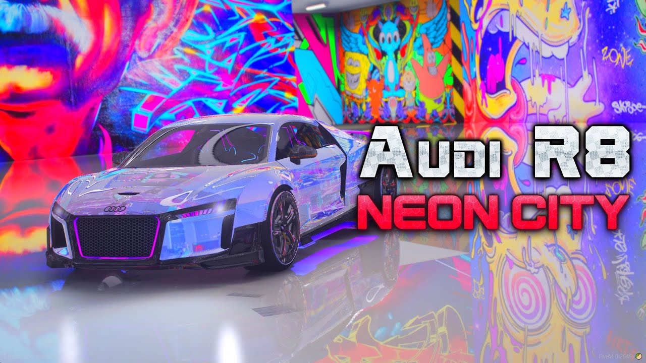 Audi R8 Neon City BY GAMER CAFE [IRASHAIMASE] - YouTube