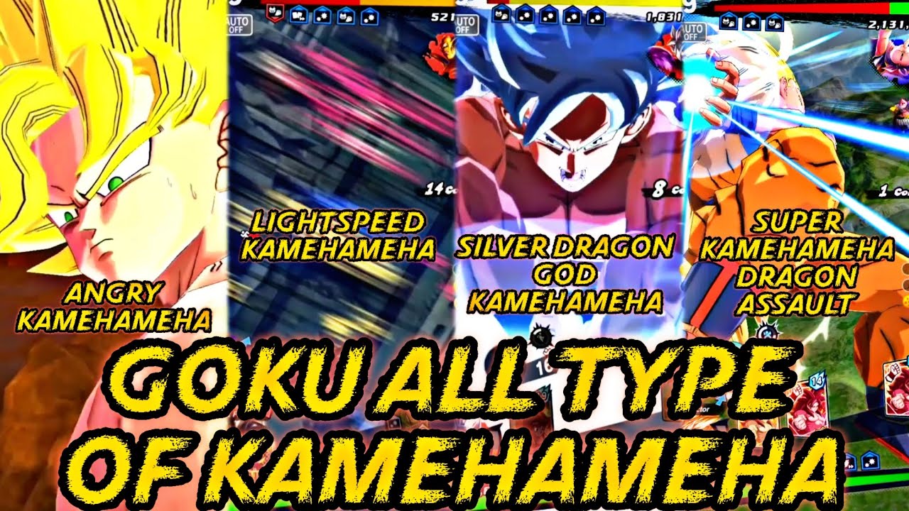 Goku All Types of KAMEHAMEHA!!! 🔥 IN DRAGON BALL LEGENDS - YouTube