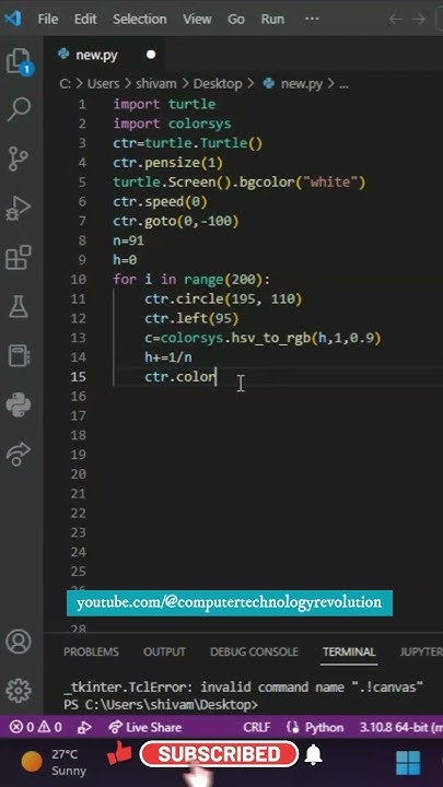 Shapesnew3d In Pythonprogram Shorts Youtubeshortsviraltrending Youtubeshortvideotd