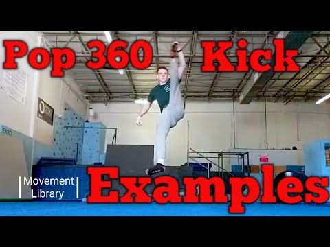 What is a pop 360 kick? Tricking examples - YouTube