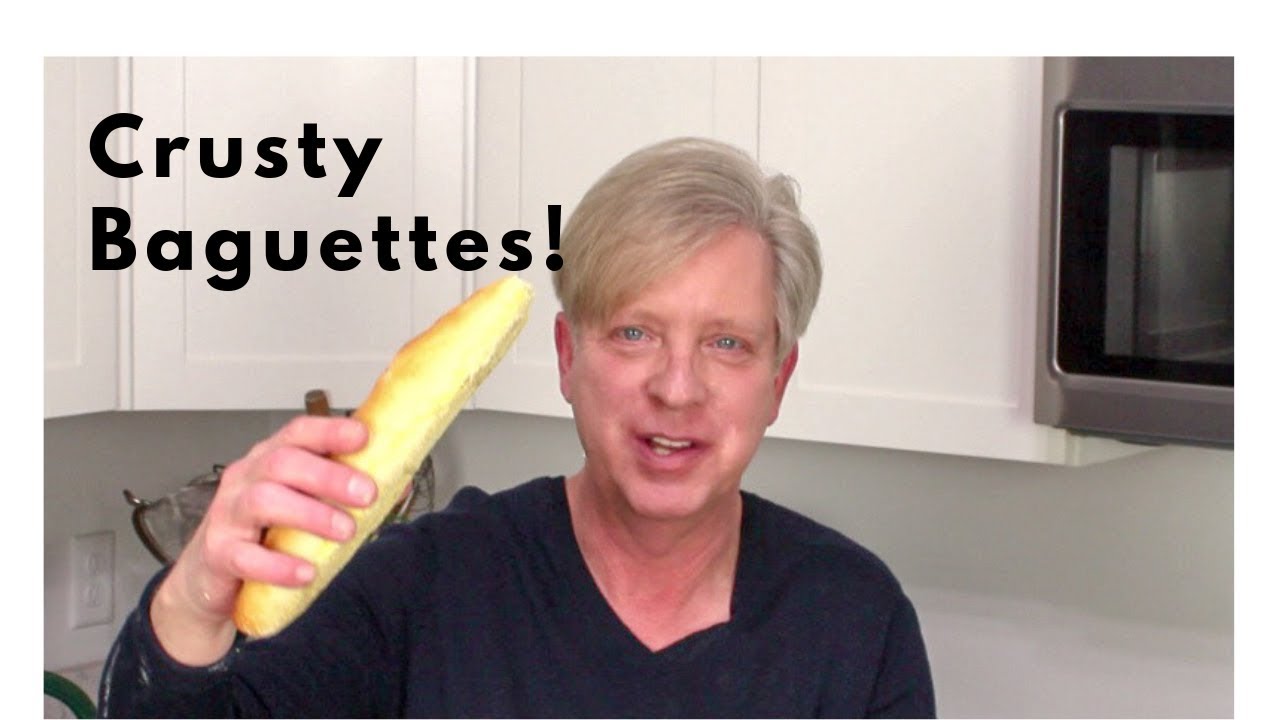 Crusty Homemade Baguettes - YouTube