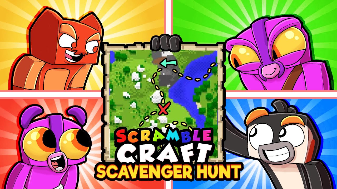 Scramble Craft SCAVENGER HUNT! (Minecraft) - YouTube