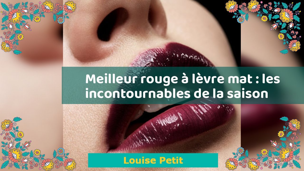 Meilleur rouge à lèvre mat : les incontournables de la saison - YouTube