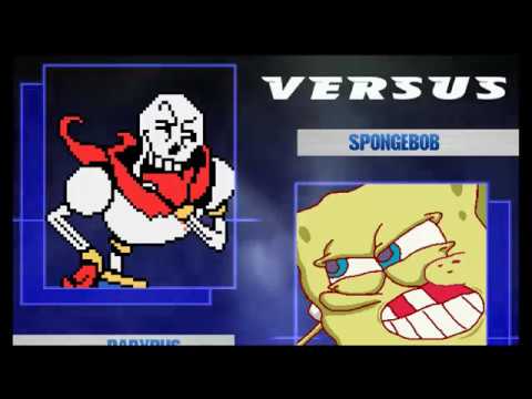MUGEN Papyrus vs Spongebob - YouTube