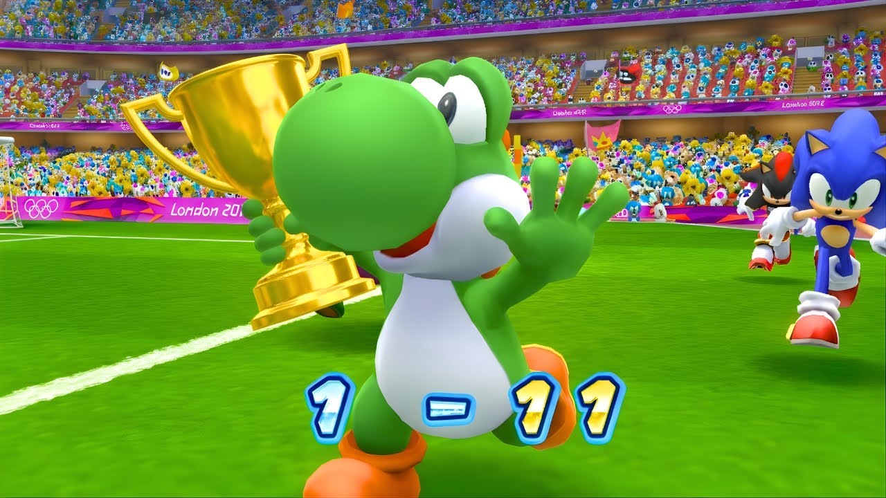 Yoshi Wins the Trophy! 🏆 Football Battle vs Metal Sonic & Blaze – Mario ...