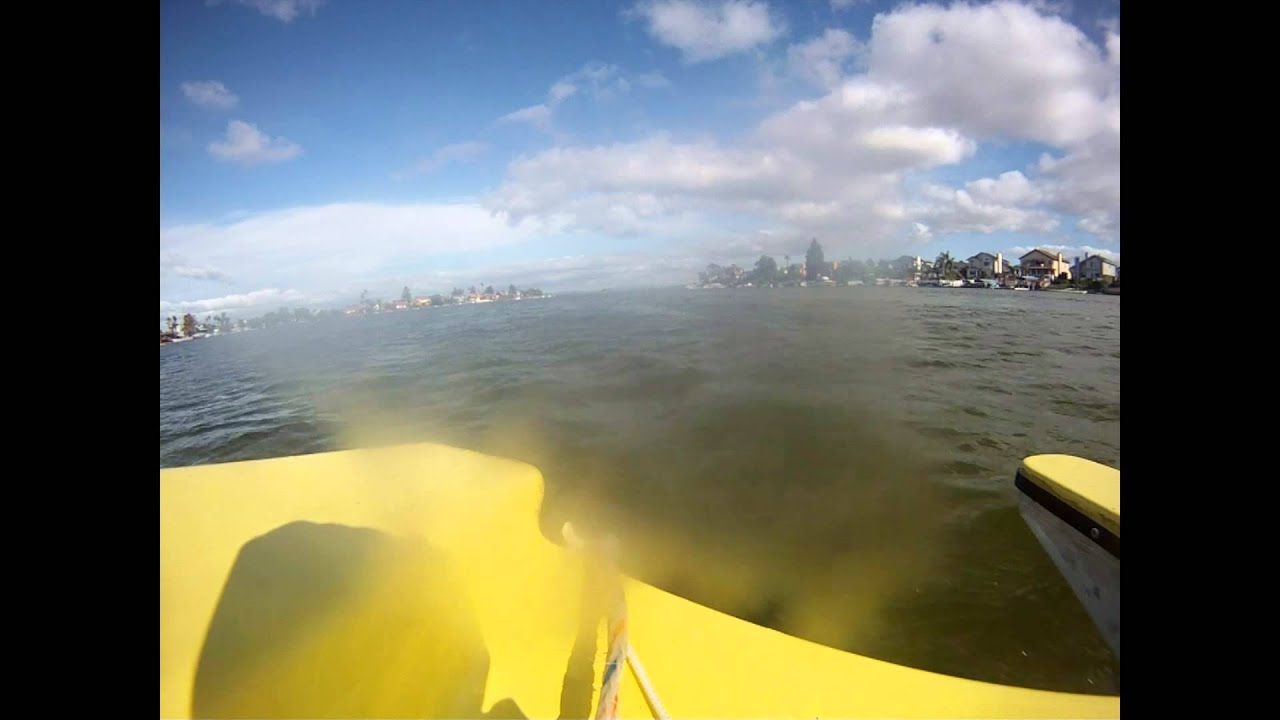 11' Tunnel Hull Raceboat 25hp - YouTube