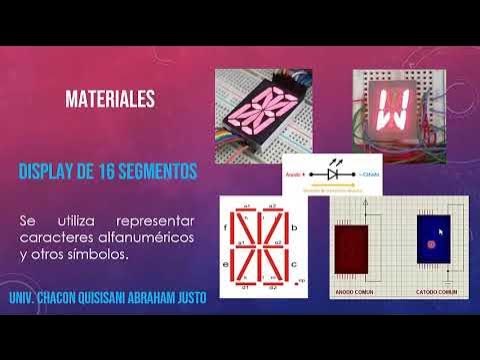 Display de 16 Segmentos con Assembler en proteus y EMU8086 - YouTube