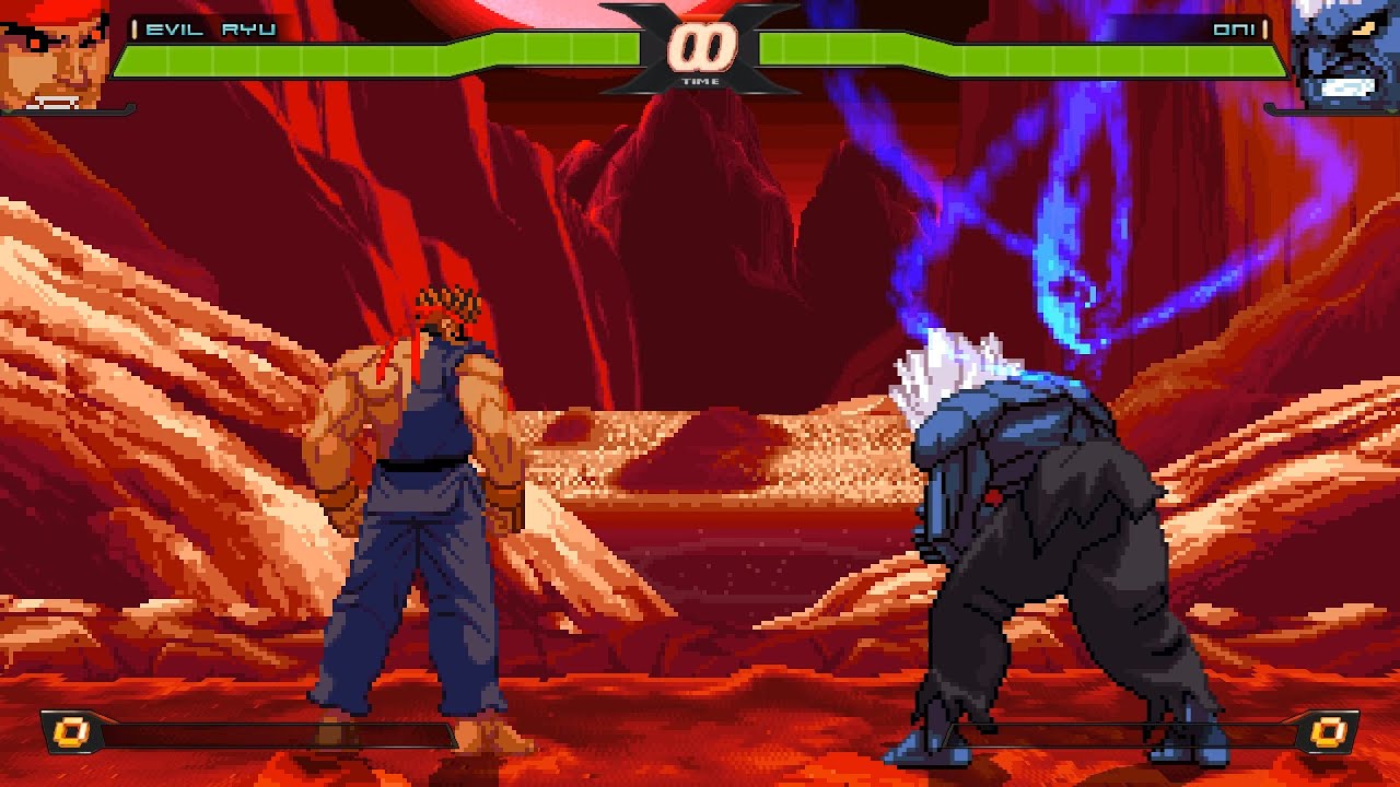MUGEN - Evil Ryu vs. Oni - Download - YouTube