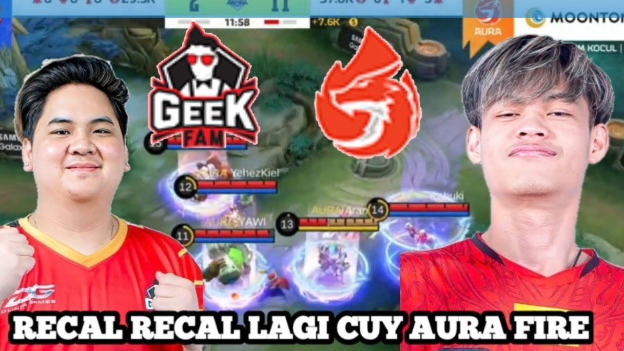 Geek Fam Di Recal Recal Aura Cuy - Aura VS Geek Game 2/3 MPL S13 - YouTube
