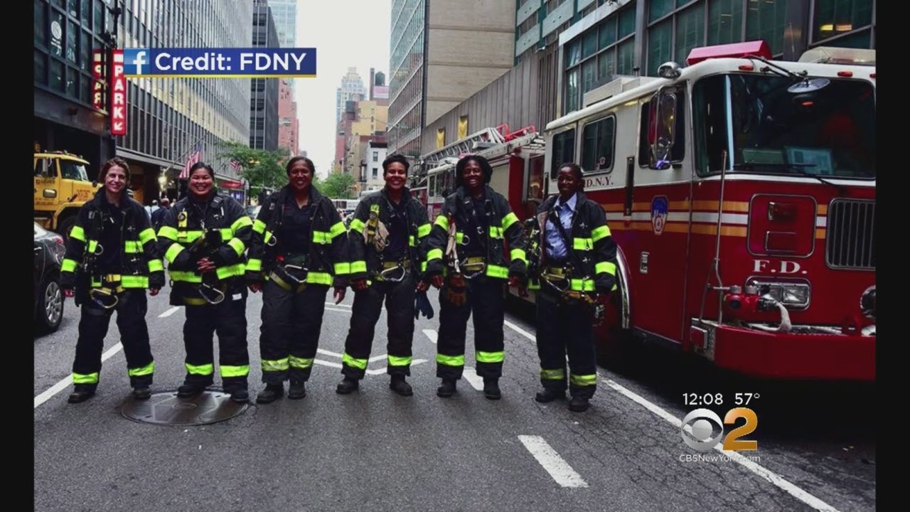 FDNY Gets First All-Female Firefighter Crew - YouTube