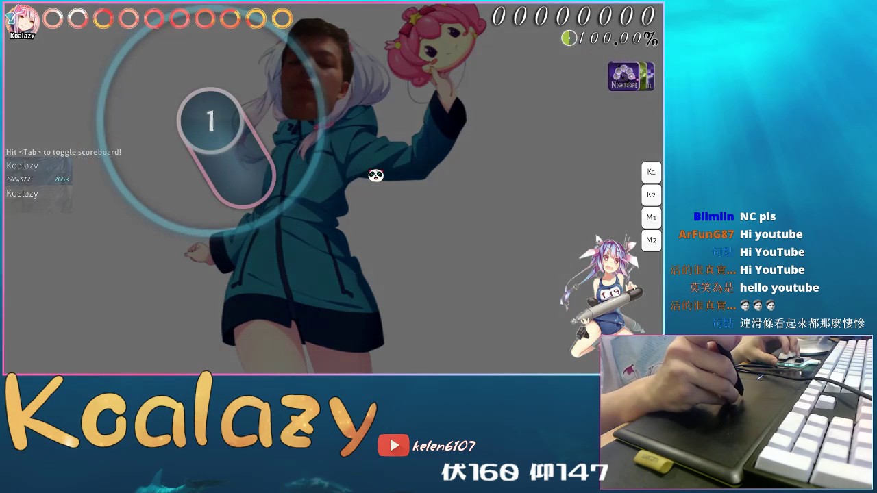 osu play - Chippy sings Hitorigoto but it's with nightcore mod - YouTube