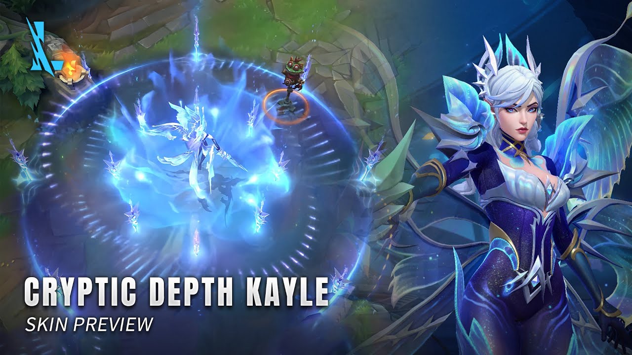 Cryptic Depth Kayle Skin Preview — League Of Legends Wild Rift - YouTube