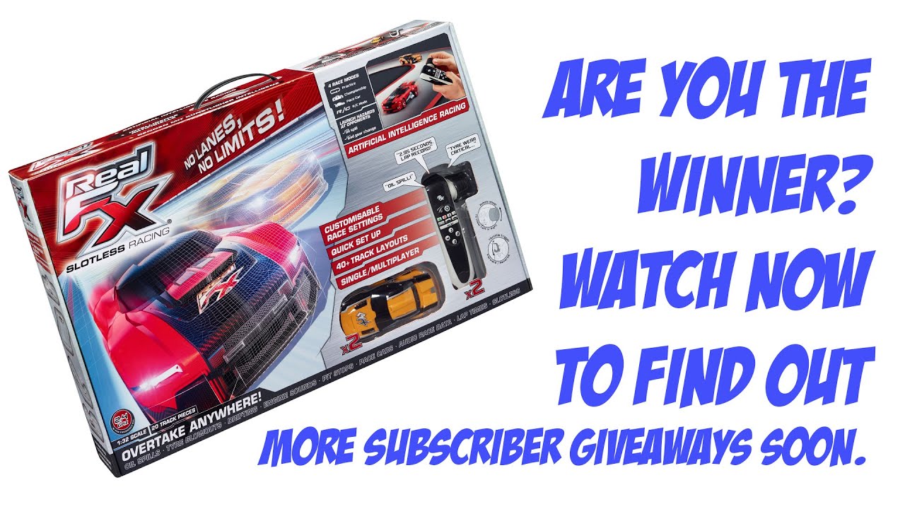 REAL FX RACING SET WINNER ANNOUNCEMENT - YouTube
