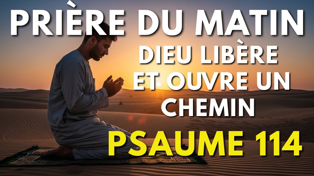 PRIÈRE DU MATIN – PSAUME 114 | Dieu libère et ouvre un chemin - YouTube