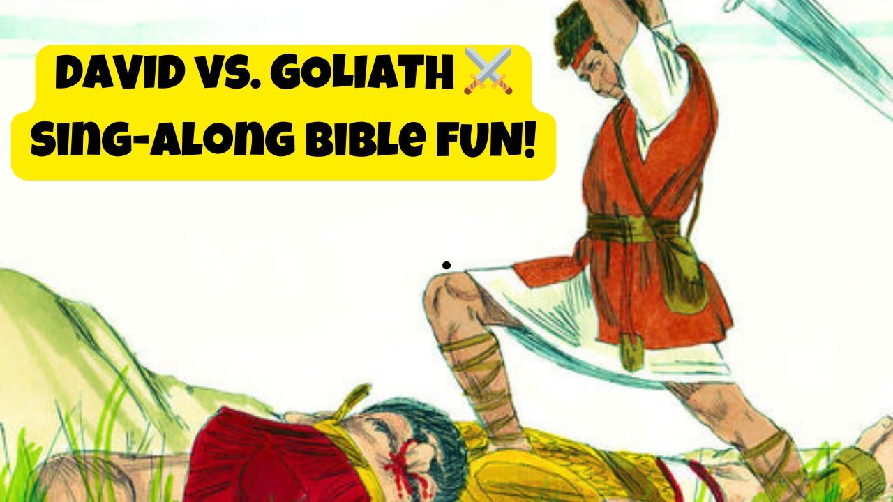 David and Goliath Sing-Along Adventure! 🎶 | Fun Bible Story for Kids ...