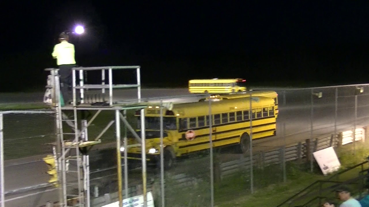 School Bus Race Jul 06 2018 - YouTube