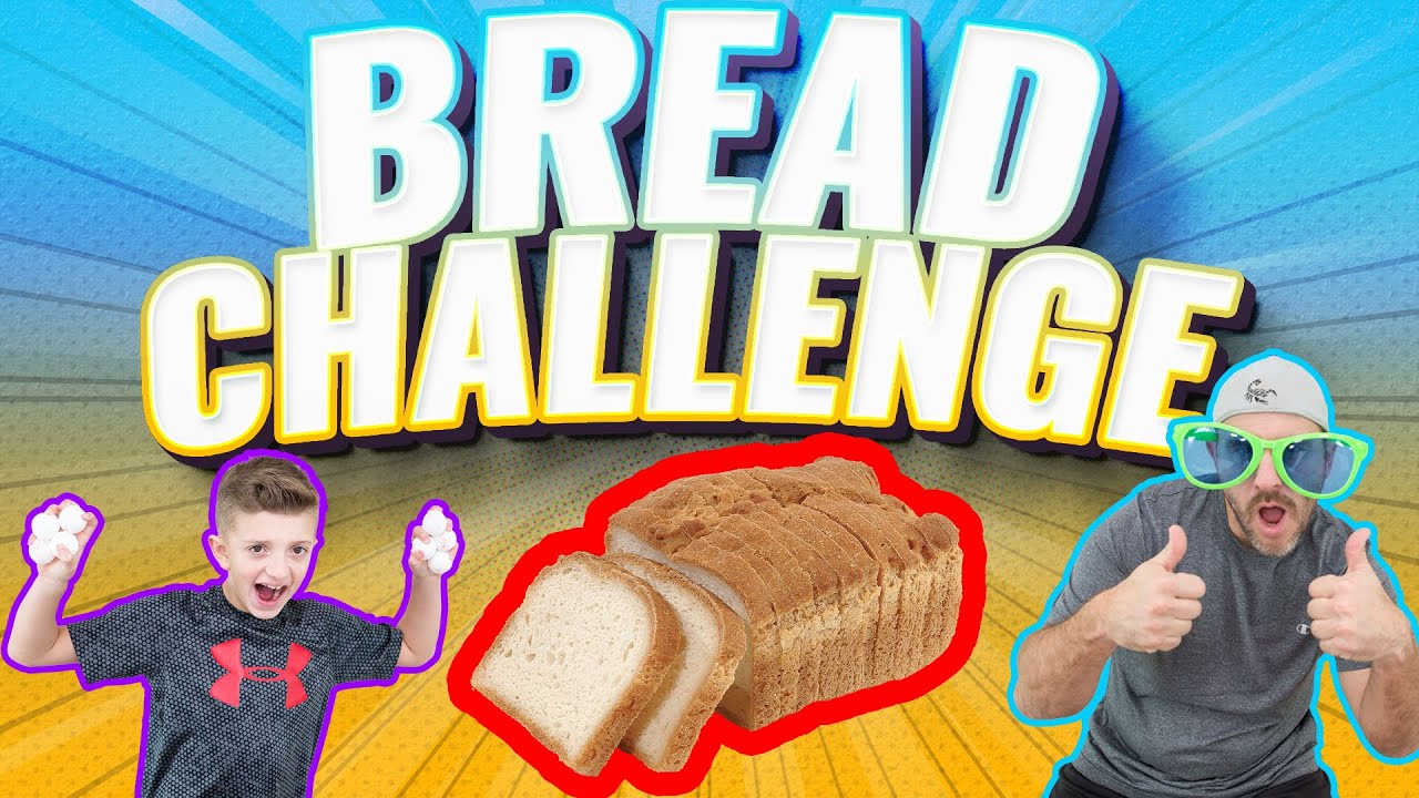 Throwing Bread Challenge For Kids - YouTube
