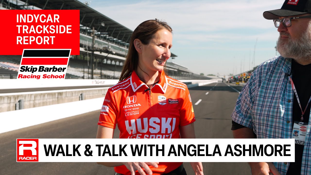Indy 500 Trackside: Walk & Talk with Angela Ashmore - YouTube